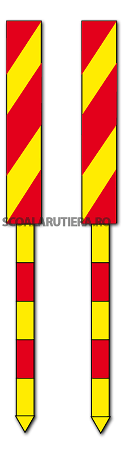 Mijloace de semnalizare a lucrărilor: Baliză tip jalon