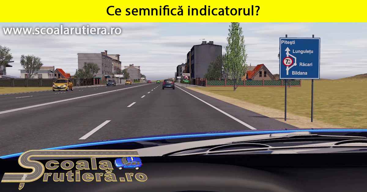 Chestionare DRPCIV cat B: Ce semnifică indicatorul?