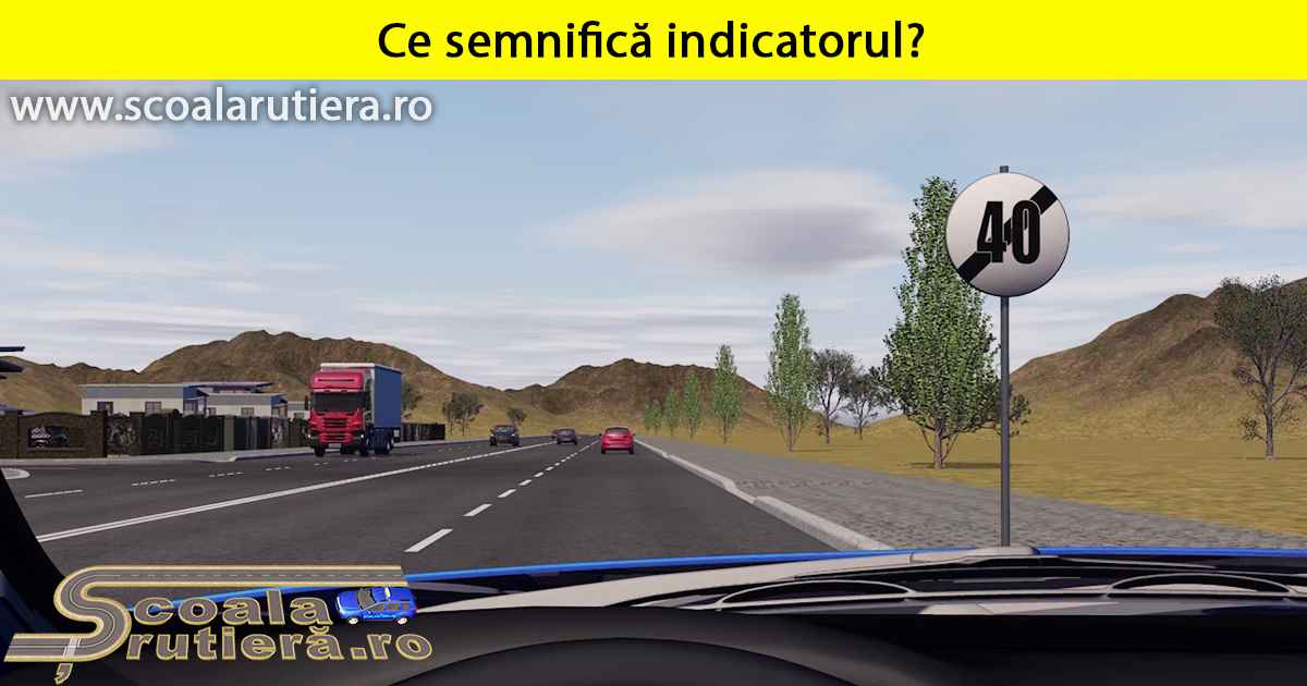 Chestionare DRPCIV cat B: Ce semnifică indicatorul?