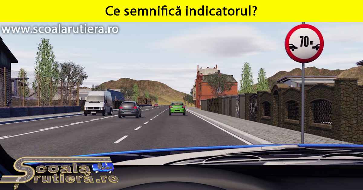 Chestionare DRPCIV cat B: Ce semnifică indicatorul?
