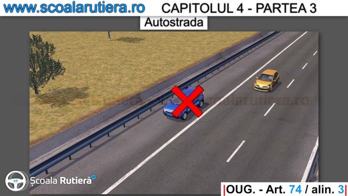 Codul Rutier - Autostrada și Drumul Expres